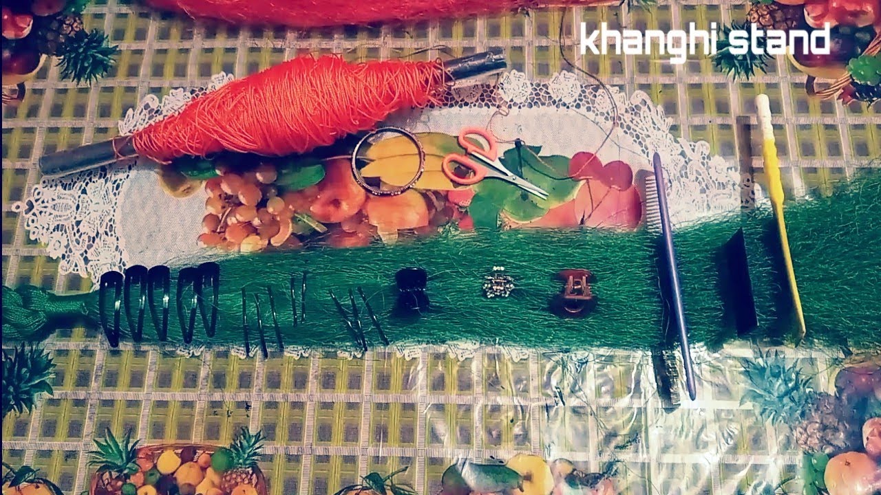 How to make a kangi stand at home - YouTube