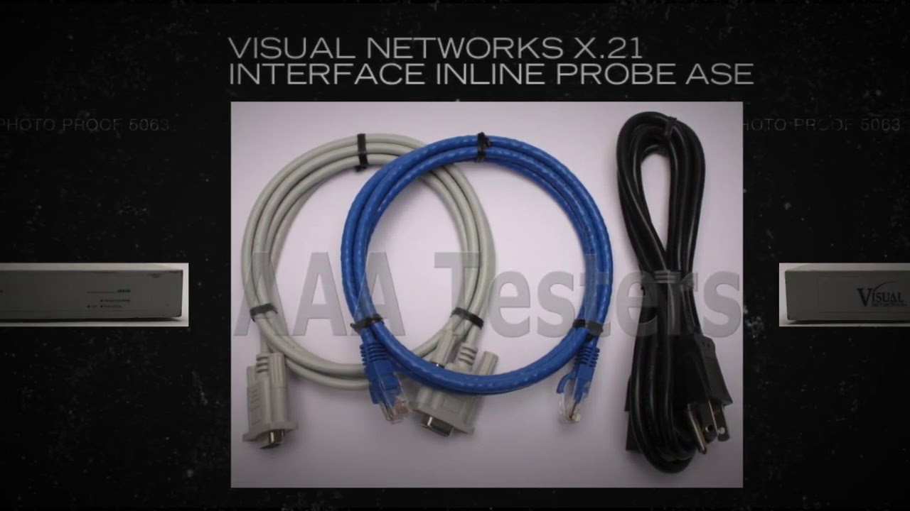 Visual Networks X.21 Interface Inline Probe ASE - YouTube