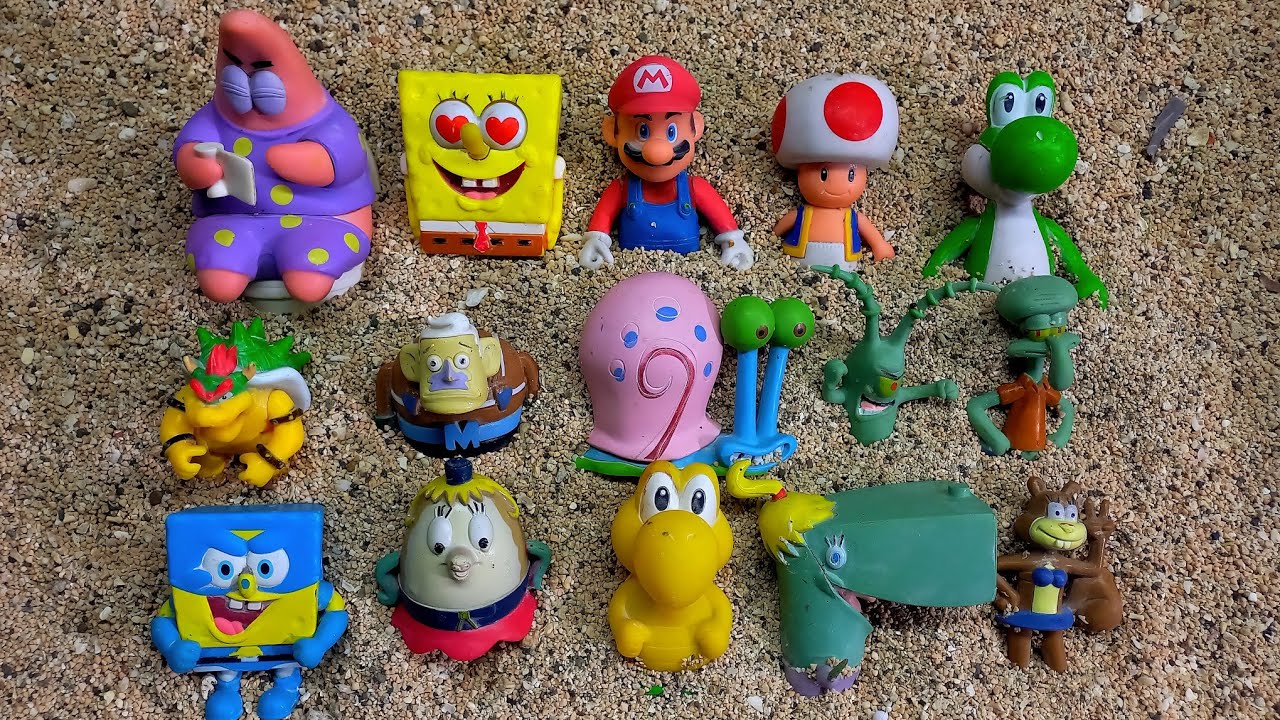 MARIO VS SPONGEBOB SQUAREPANTS VS LUIGI PATRICK,SQUIDWARD,GARY,DONKEY ...