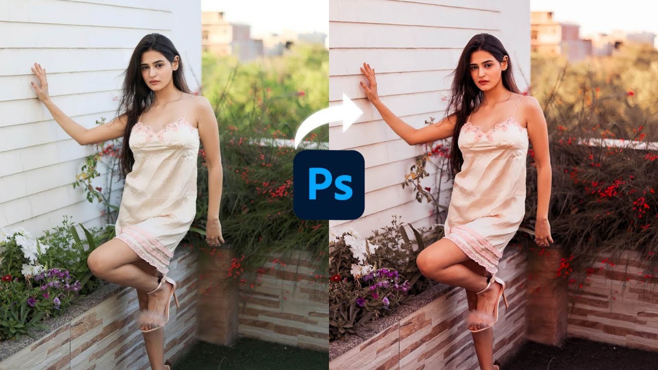 Red Cherry Tone Color Grading In Photoshop - 5 Min Tutorial - YouTube