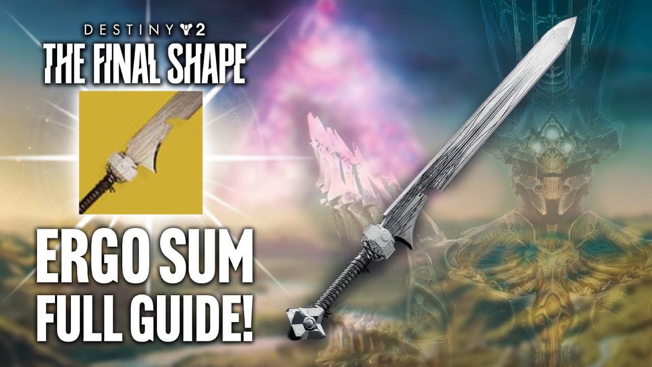 Destiny 2: How To Get the *NEW* EXOTIC SWORD | Ergo Sum! (Full Quick ...