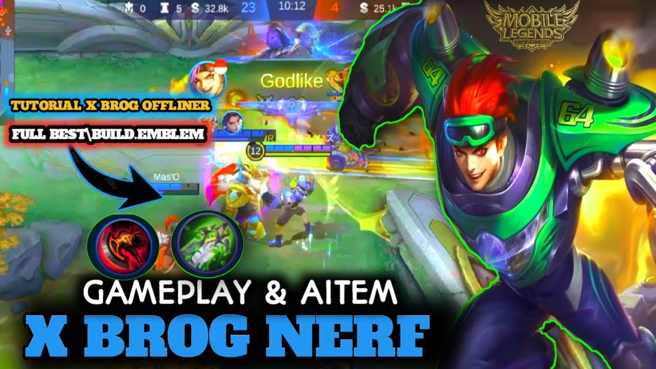 X BROG OFFLINER FULL GAMEPLAY || BUILD TERSAKIT X BROG 2021 ! MOBILE ...