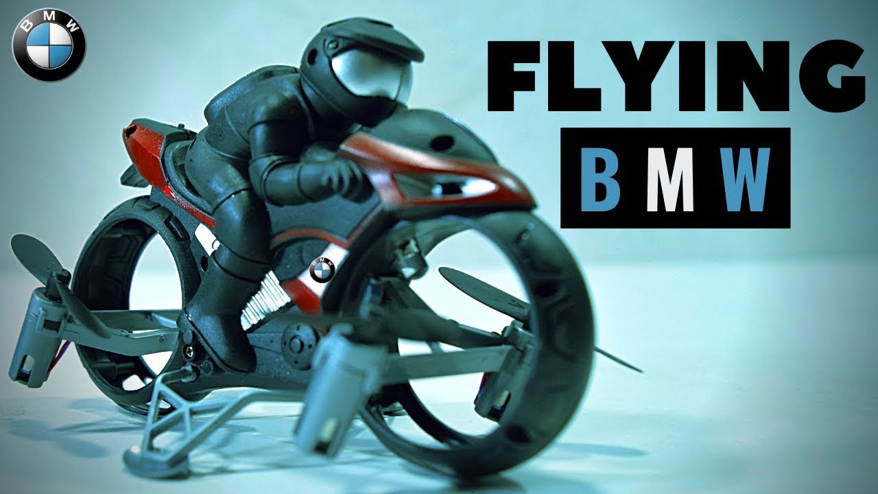 Flying Motorcycle - Remote control Bike Drone 2 in 1 Land & air ...