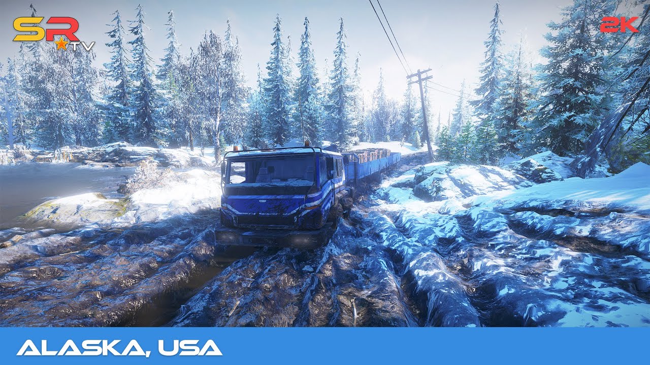 Snow Runner 🚍🚛🚜 (Alaska, USA) #18 - Caisses De ravitaillement - 🚚🚘 (En ...