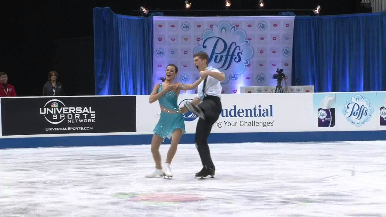 2013 US Champs Junior Short Dance 6 Hannah Rosinski and Jacob Jaffe ...