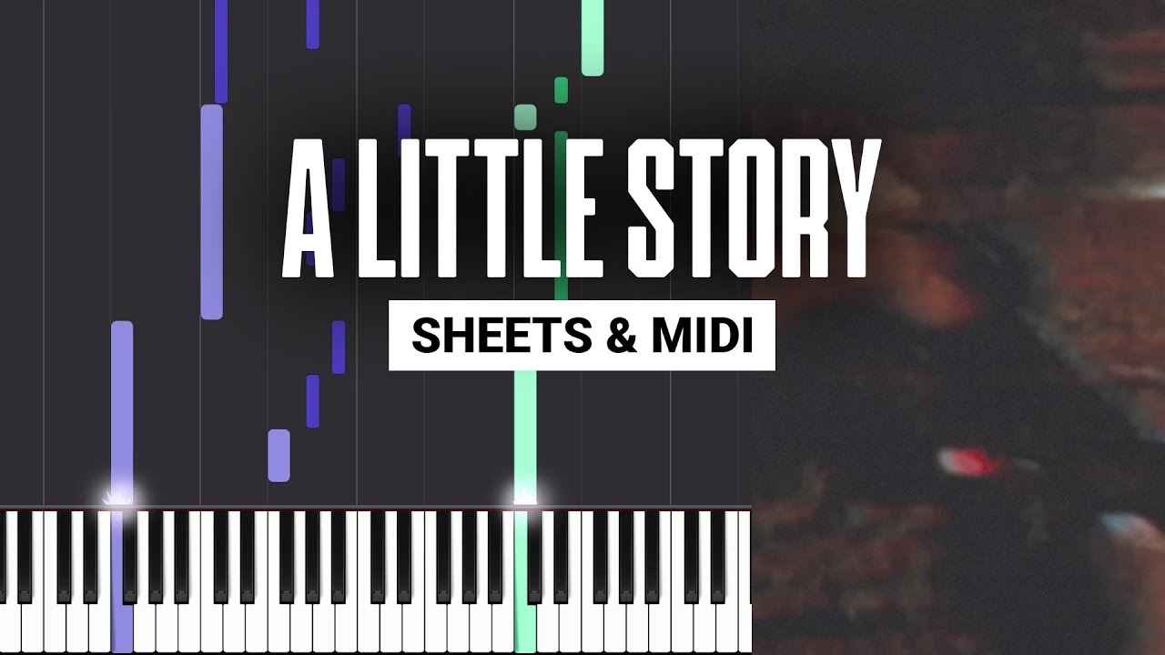 A Little Story - DVRST - Piano Tutorial + MIDI - YouTube