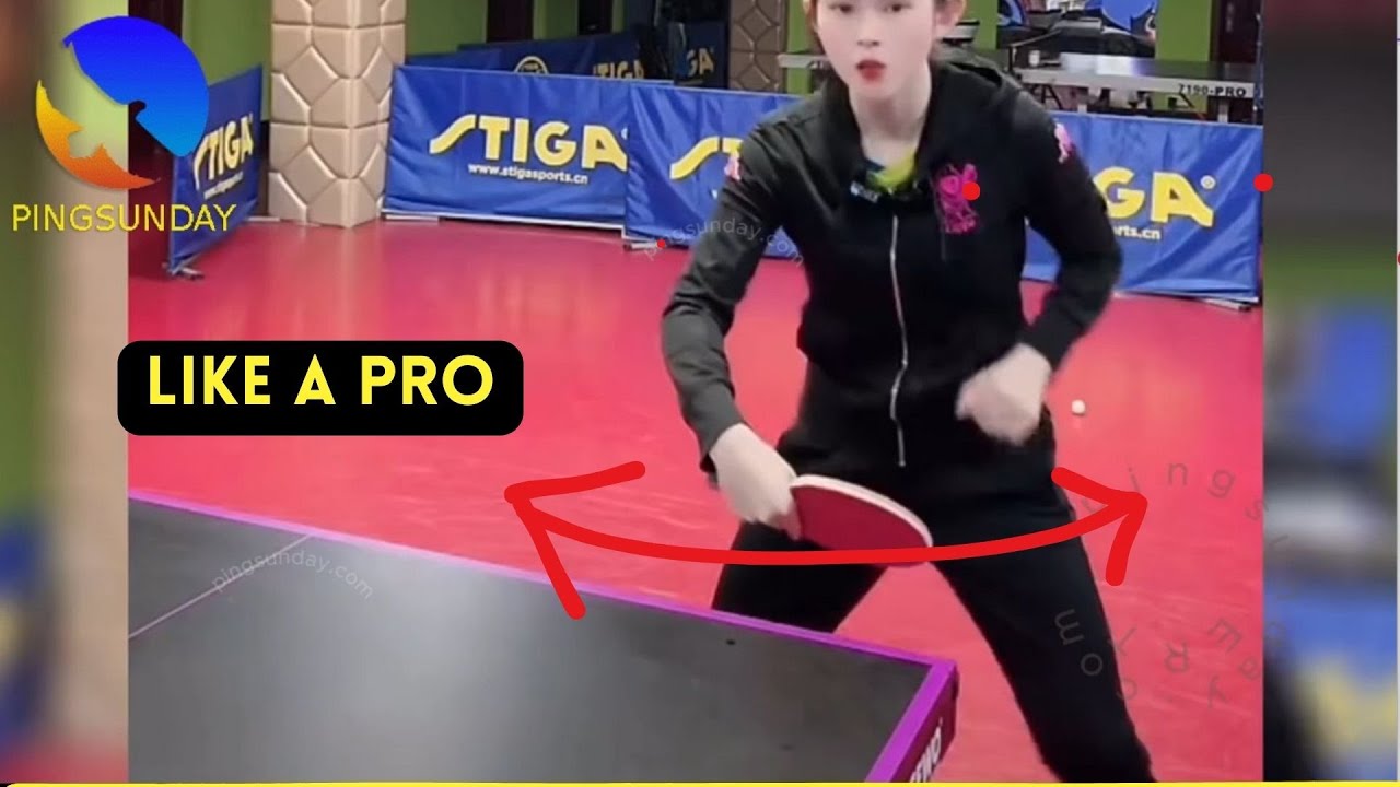 How to have a super stable block in table tennis - YouTube