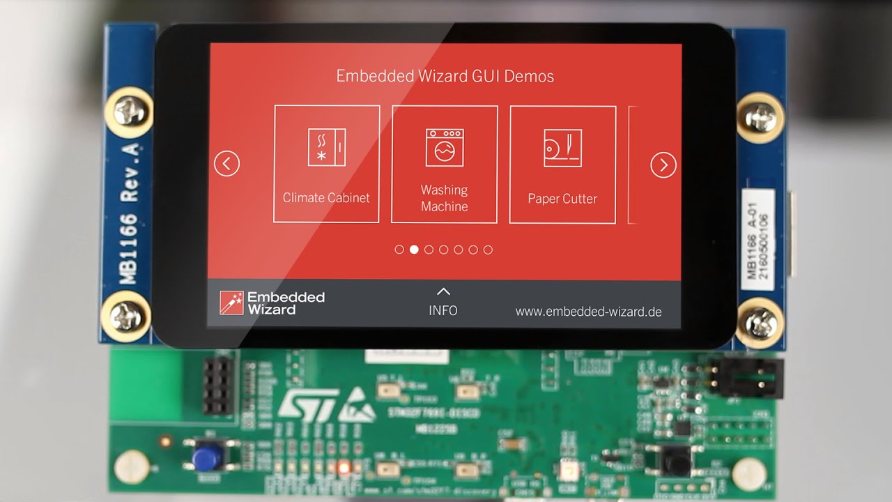 Embedded Wizard Gui Application On An Stm32f769 Discovery Board Youtube 3164