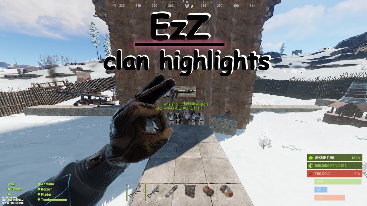 DESTROYİNG TEAM- Rust Clan POV - YouTube