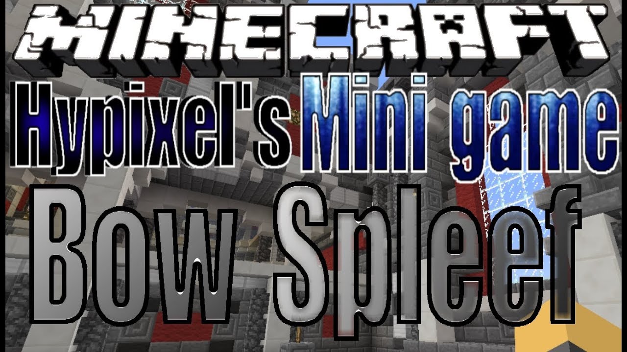 Minecraft: Hypixel's Bow Spleef Awsomenessness! - YouTube