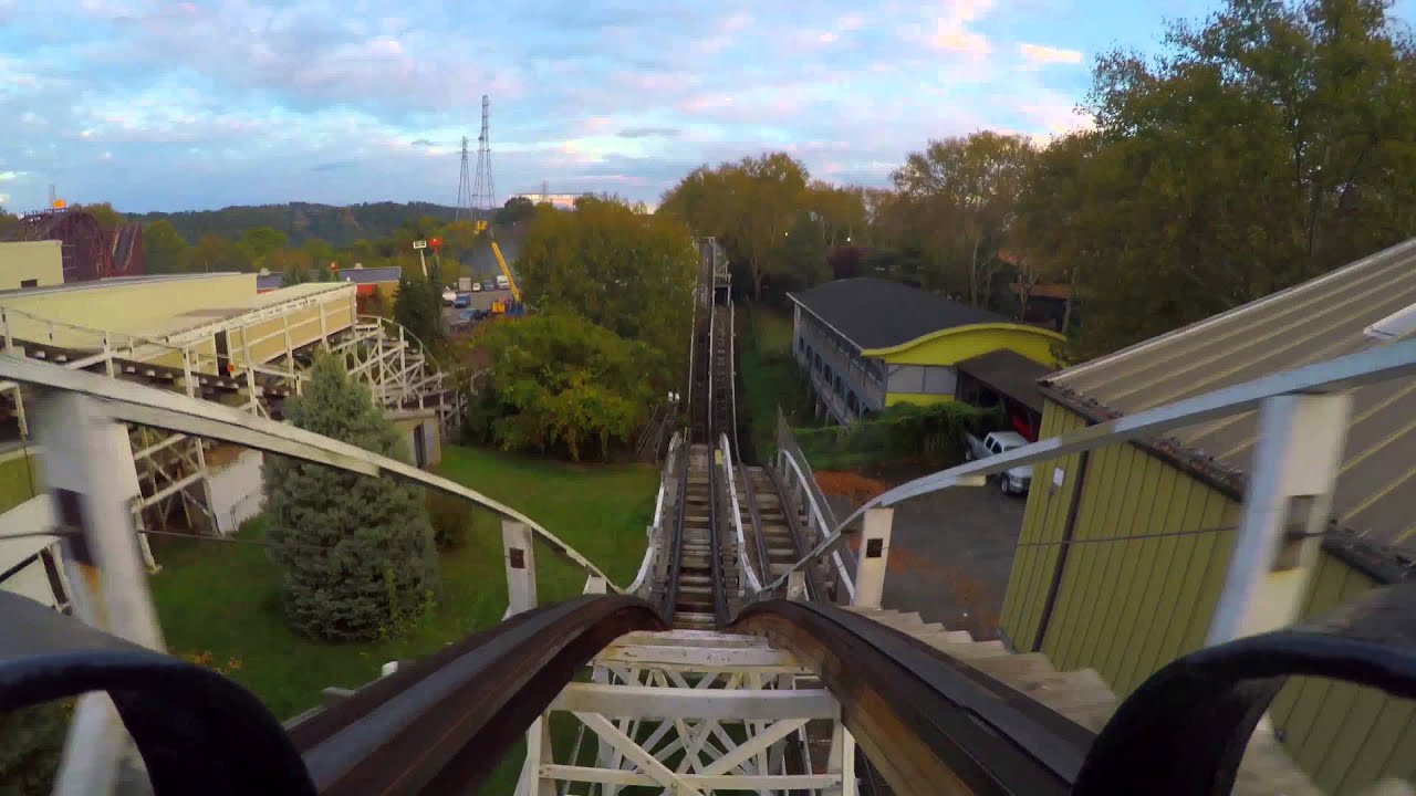 Jack Rabbit Front Seat 4K POV at Kennywood - Pittsburgh PA - YouTube