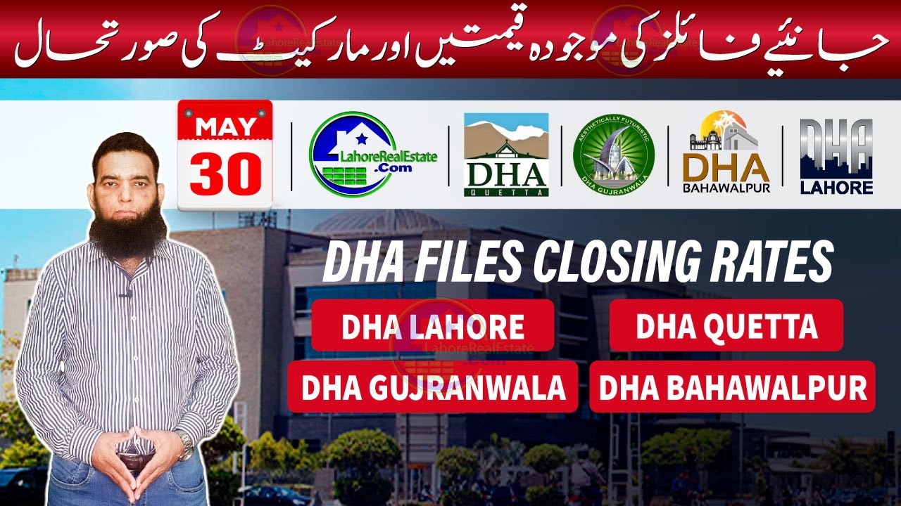 DHA Files Closing Rates: DHA Lahore | DHA Quetta | DHA Gujranwala | DHA ...