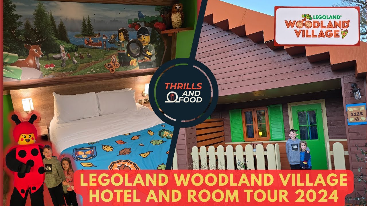 Legoland Windsor - Woodland Village Hotel and Room Tour - December 2024 ...