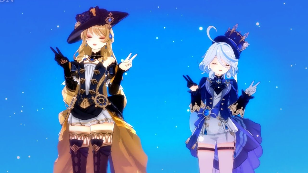 Furina or Navia 再会の誓い [Genshin Impact MMD] - YouTube