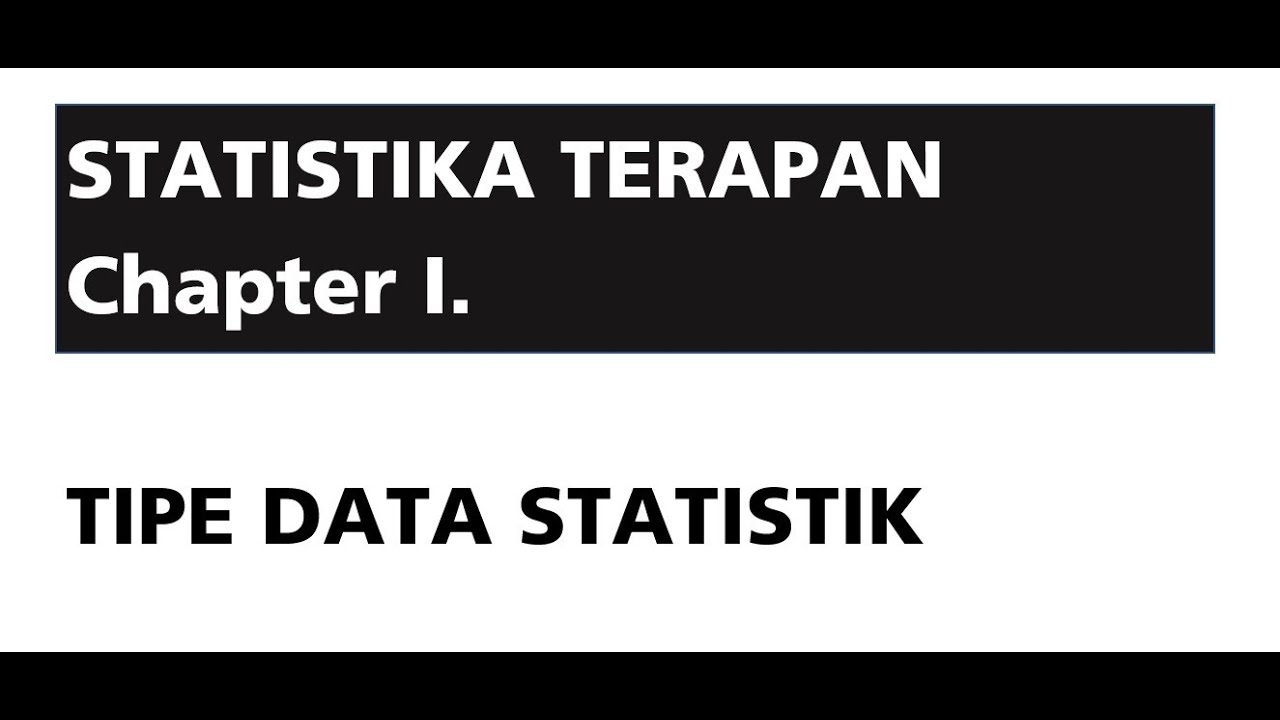 Tipe Data Statistik - YouTube