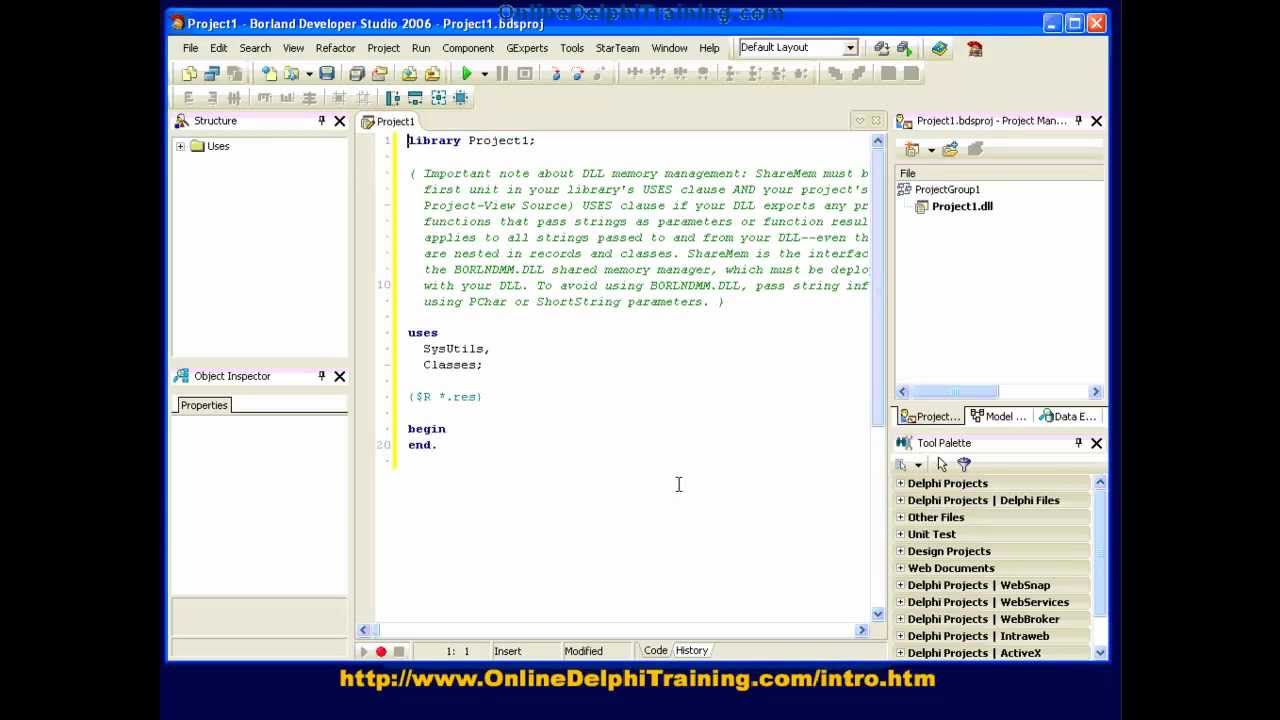 Delphi Dll Introduction Youtube