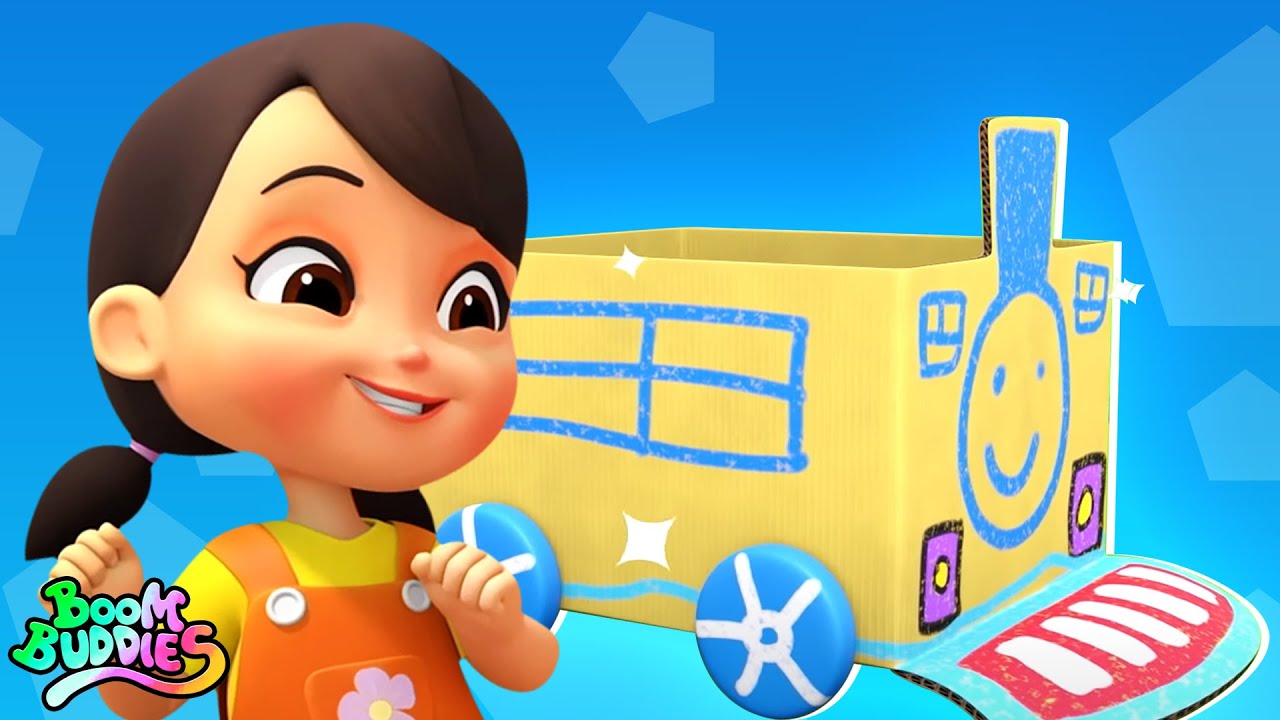 Train Song, Rail Engine, Fun Nursery Rhymes and Vehicles for Kids - YouTube
