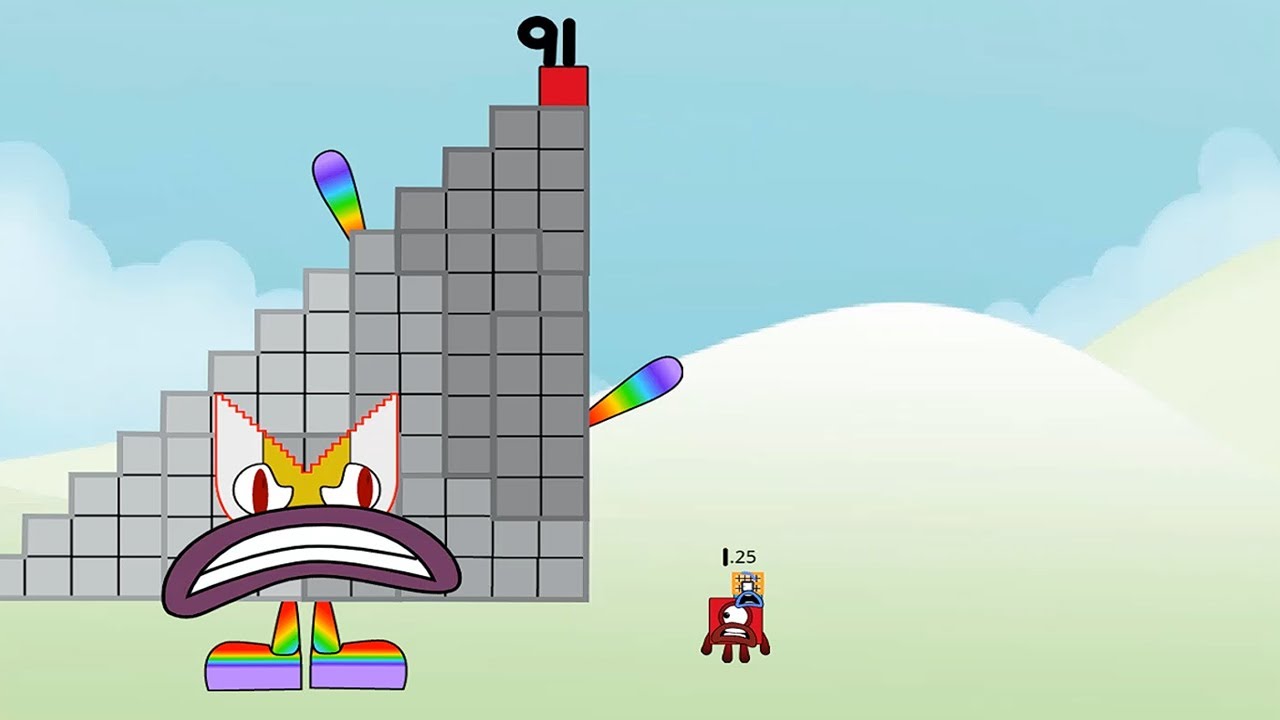 Numberblocks Shorts!!!One Point Two-Five - YouTube