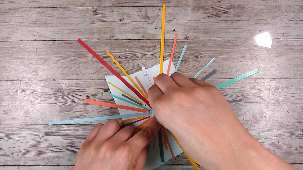 Floating Element Cards! SUPER Simple! Perfect for SCRAPS! - YouTube