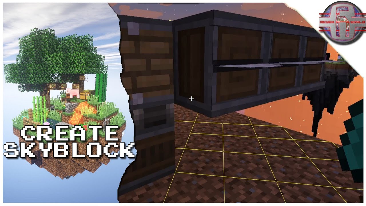 Premier pas dans l'automatisation | MINECRAFT - CREATE SKYBLOCK #05 ...