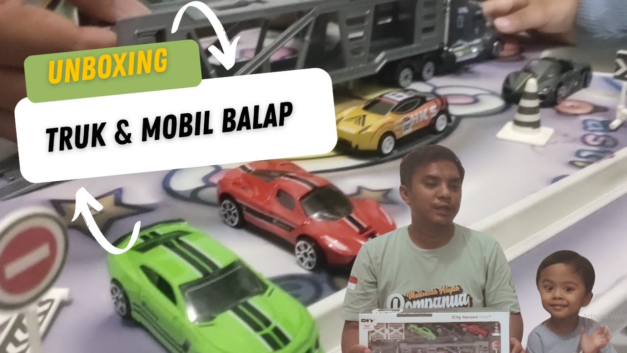 Unboxing Mainan Truk dan Mobil Balap dari Mr. Diy - YouTube