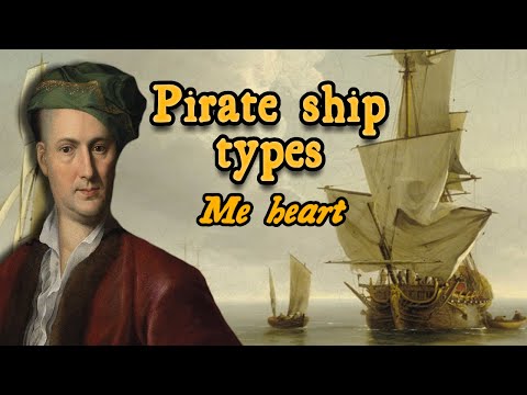 Pirate ship types of the Golden Age