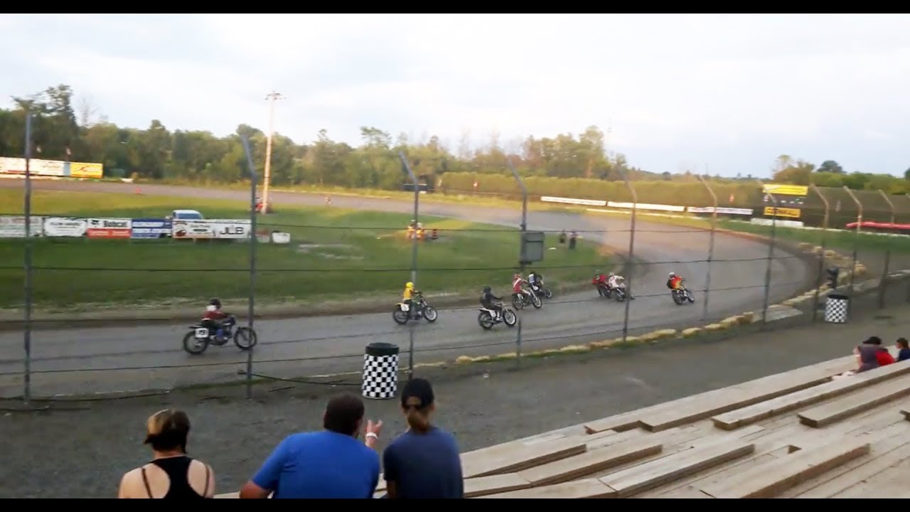 Flat Track Canada Racing at Cornwall Motor Speedway - YouTube