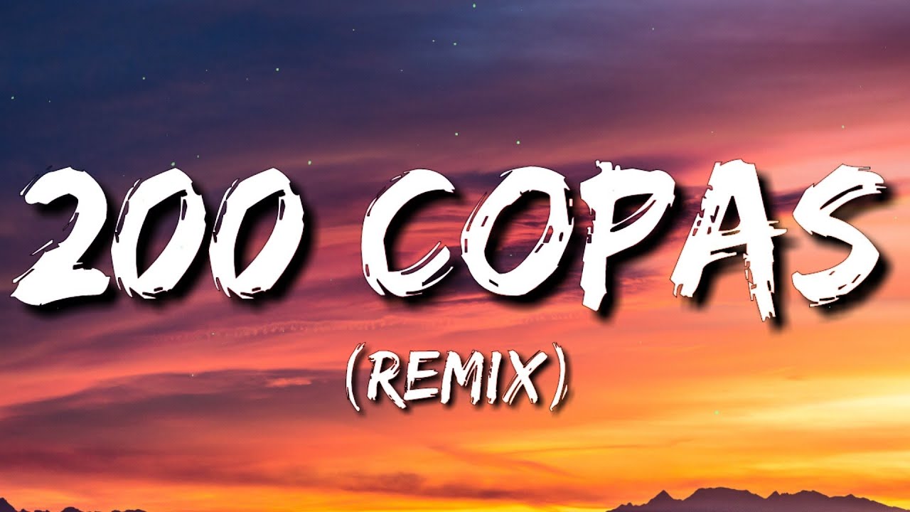 KAROL G - 200 COPAS (Lyrics/Letras) - YouTube
