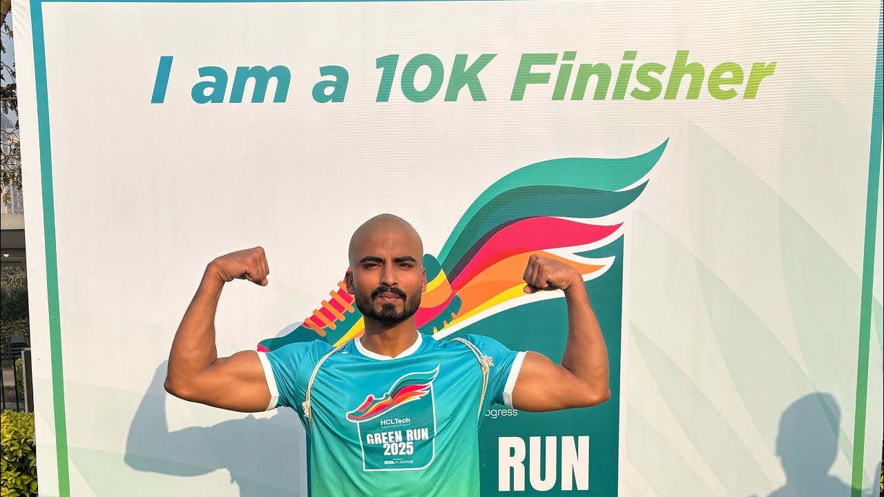 Hcl Green Run 🏃- 10K Marthon!! - YouTube