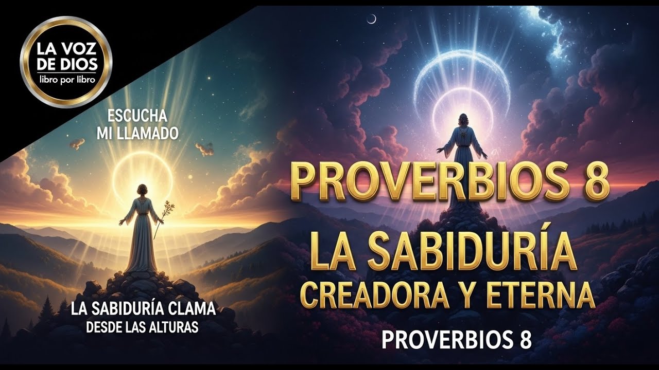 Proverbios 8- LA SABIDURIA CREADORA Y ETERNA #biblia #biblianarrada # ...