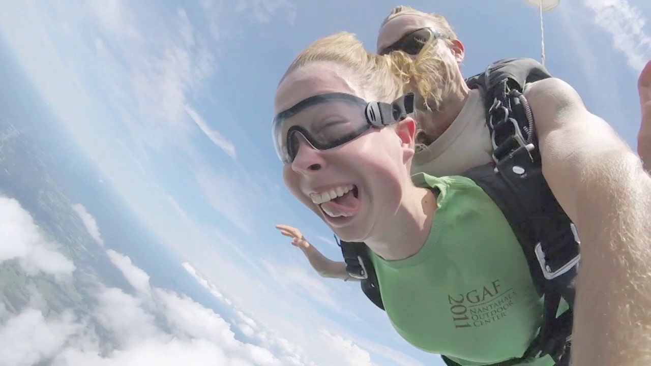 Tandem Skydive | Courtney from Lexington, KY - YouTube