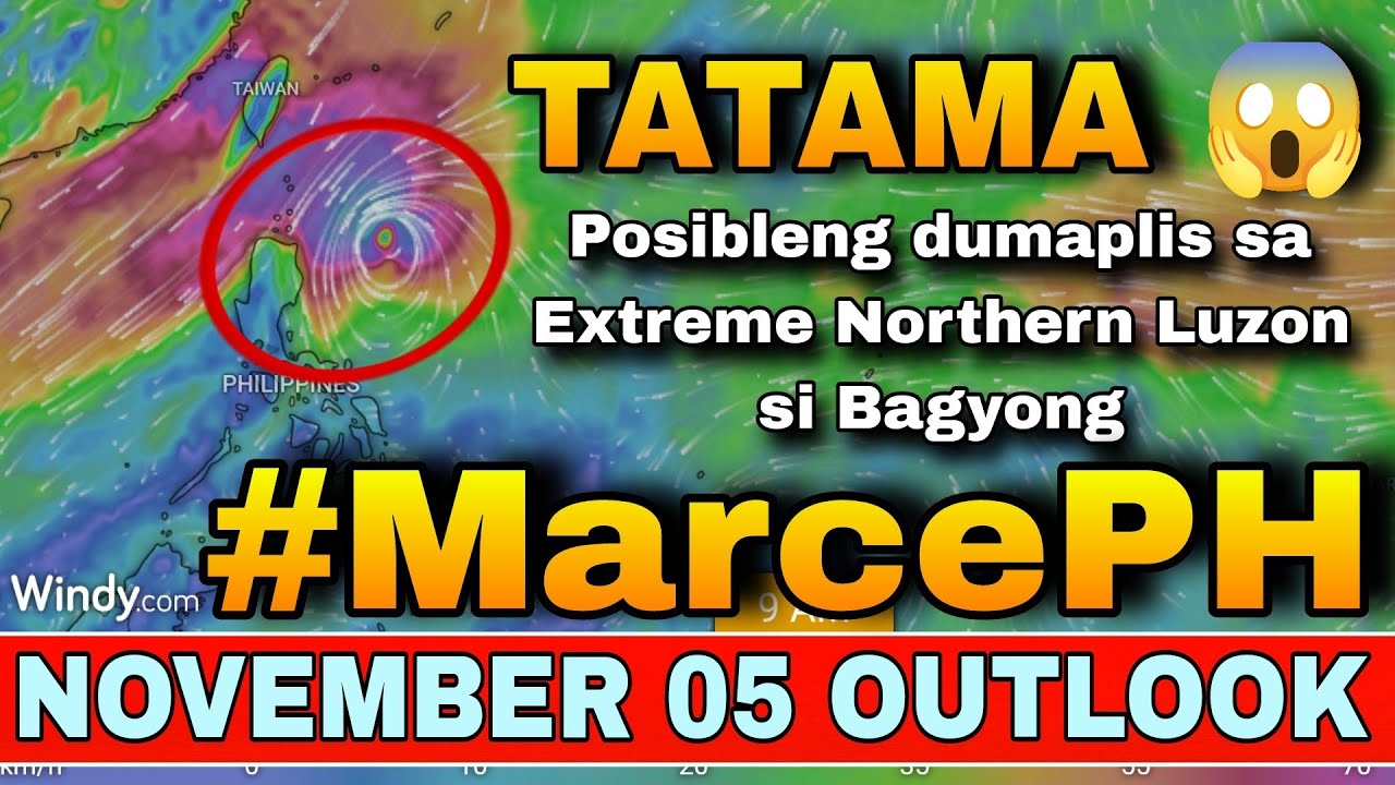BAGYONG MARCE, MABILIS NA LUMAKAS! ⚠️😱 WEATHER UPDATE TODAY | ULAT ...