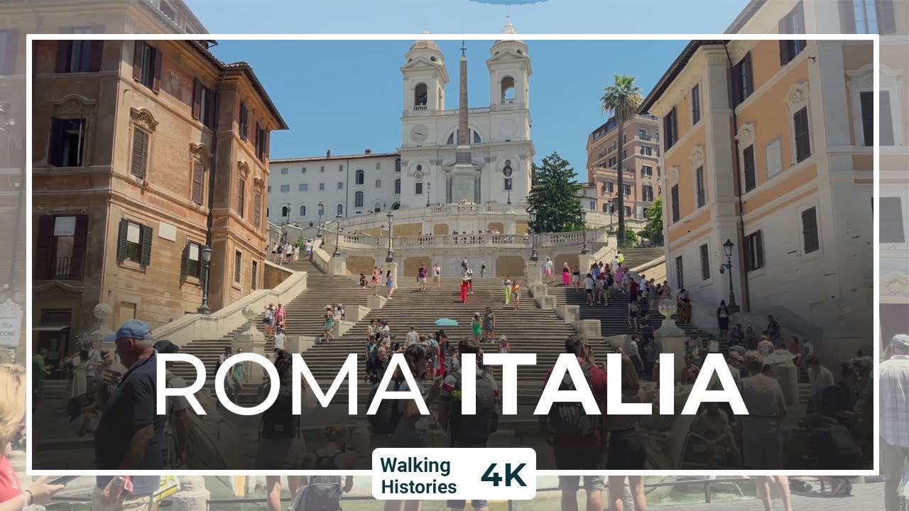 The Spanish Steps, Piazza di Spagna Rome and Fontana della Barcaccia ...