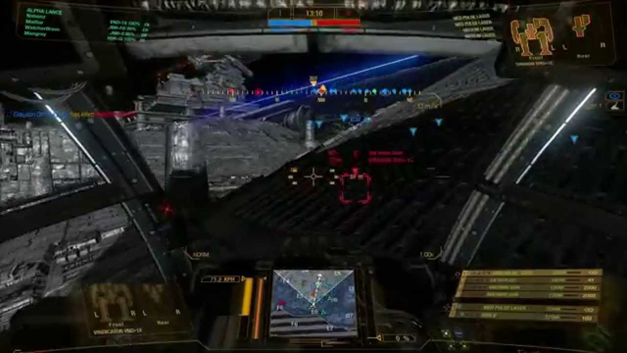 MWO Vindicator 1X Brawler Mech - YouTube