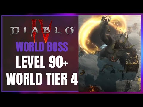 World Boss World Tier 4 Level 90 Üzeri Öneriliyor | Diablo 4 Türkçe Bölüm 30