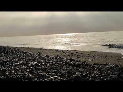 DİNLENDİRİCİ DENİZ SESİ, SU ve DALGA SESİ. Sakinleştirici Deniz Manzarası, Rahatlatıcı Video.