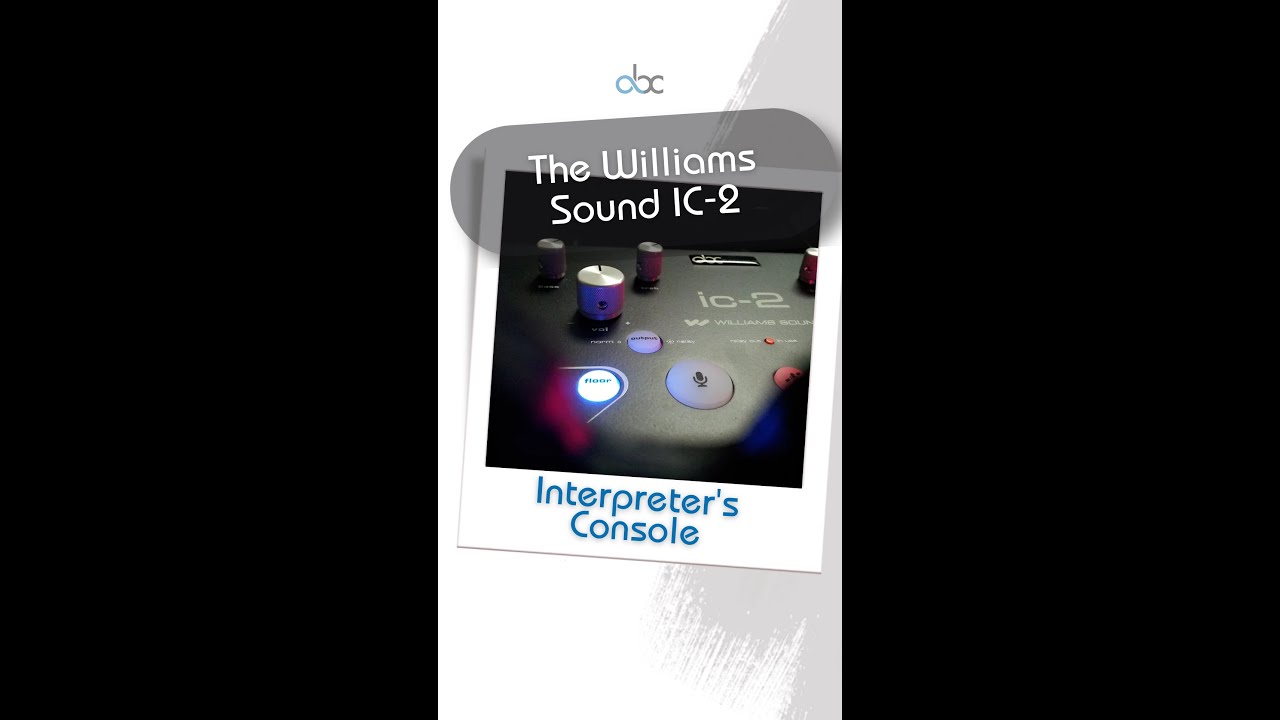 The Williams Sound IC 2 Interpreter's Console - YouTube