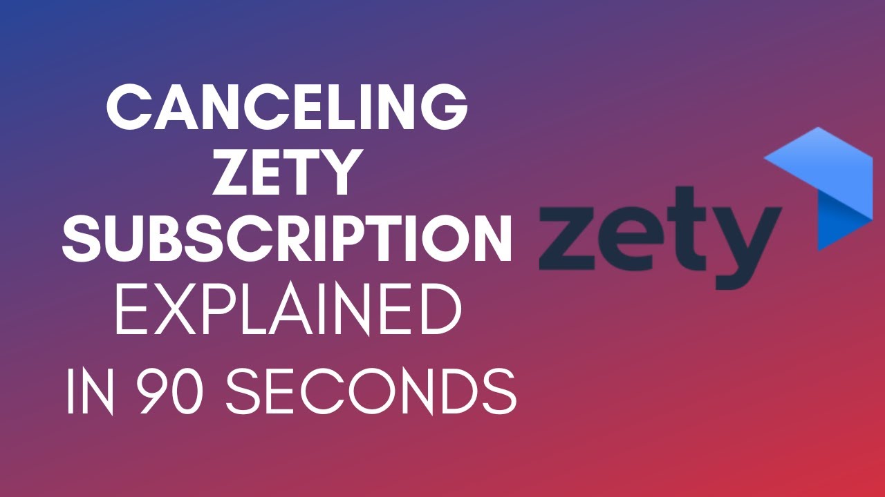 How To Cancel Zety Subscription? (2024) - YouTube
