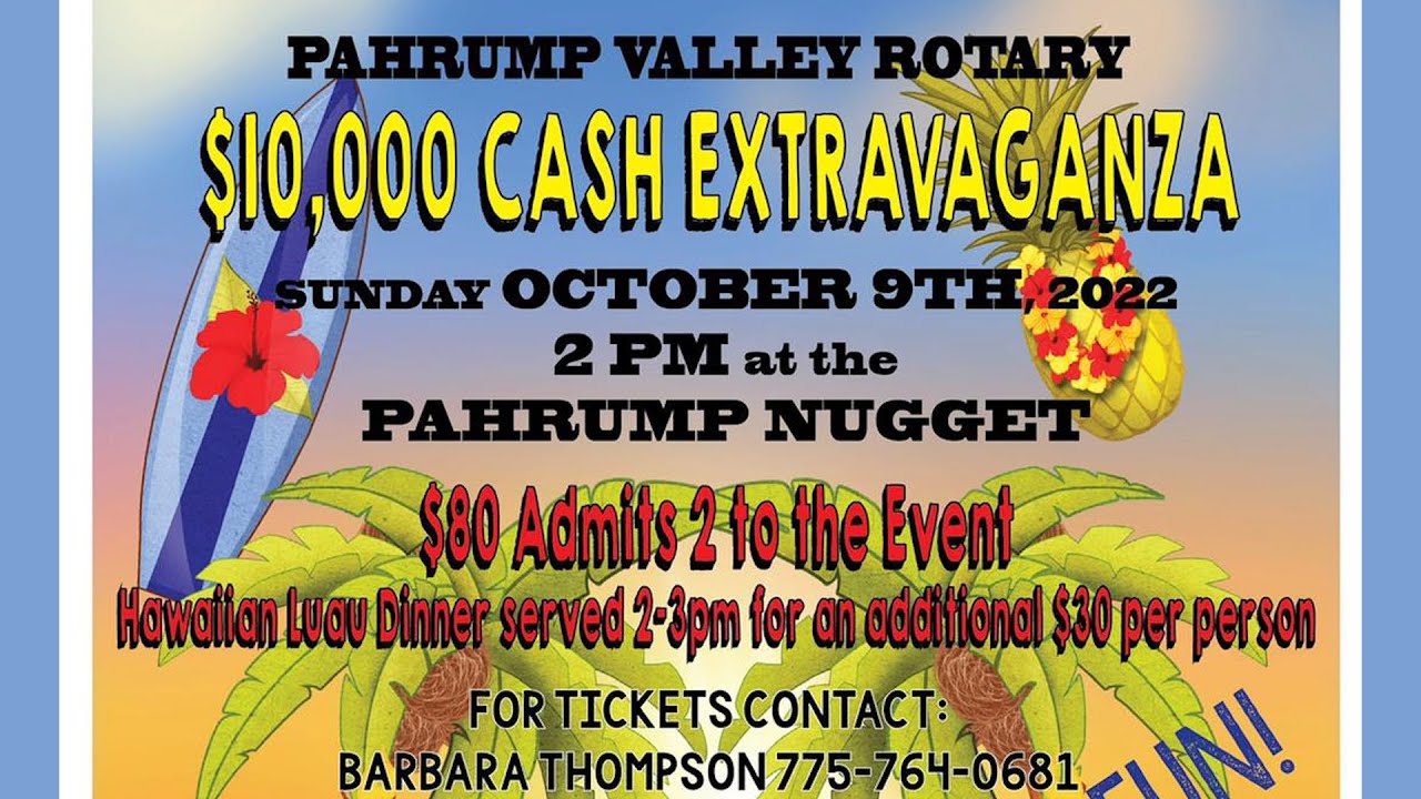 09/13/2022 Rotary Cash Extravaganza - Tickets Now Available - YouTube