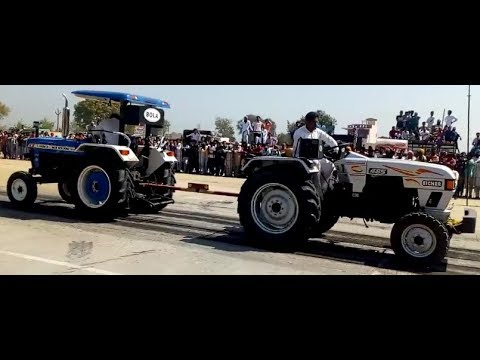 Eicher & new Holland tractor Tochan in kamana tochan competition - YouTube