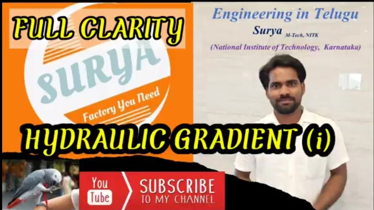 WHAT IS HYDRAULIC GRADIENT IN SOIL MECHANICS - YouTube