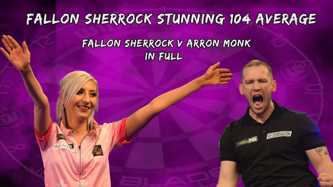 FALLON SHERROCK STUNNING 104 AVERAGE - FALLON SHERROCK V ARRON MONK IN ...