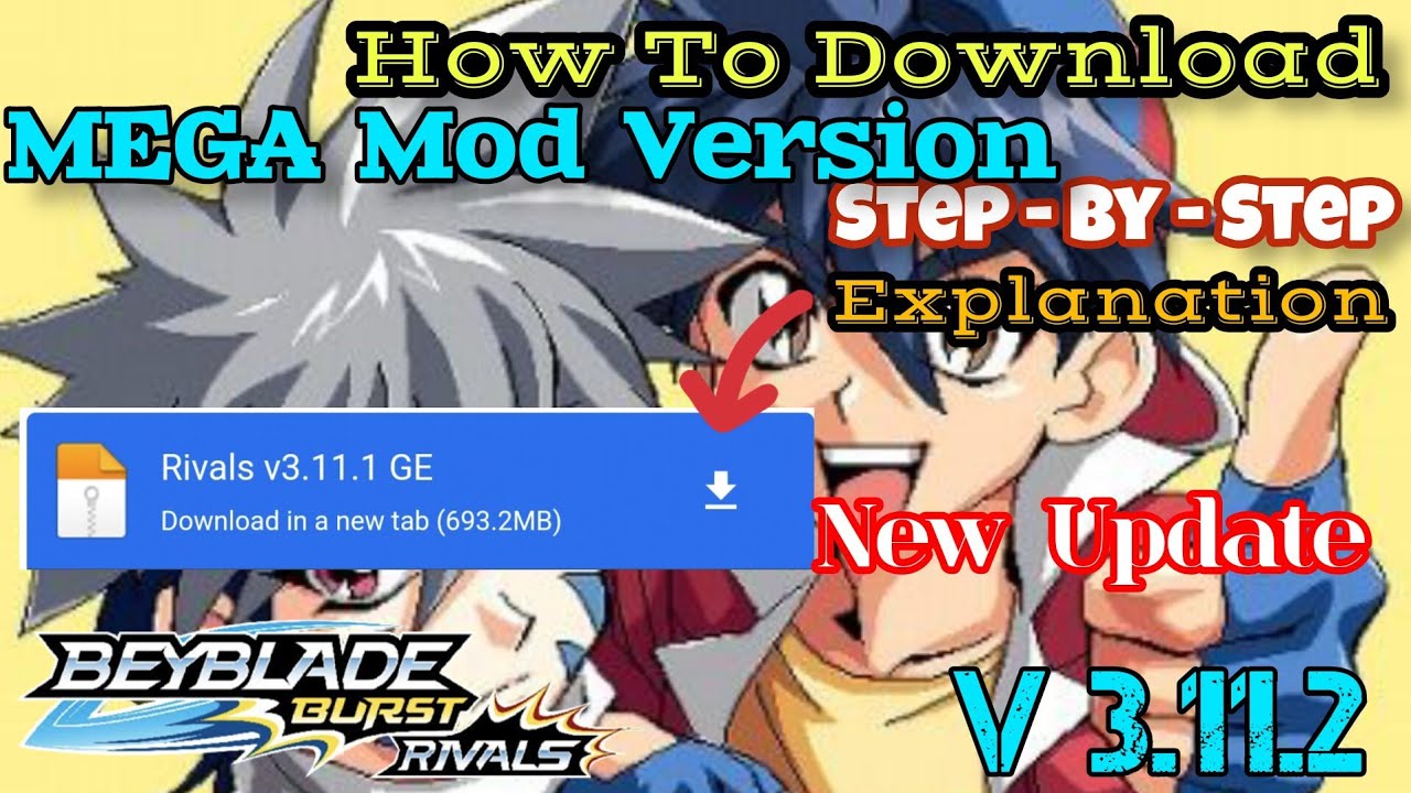 How to download Beyblade burst rivals MEGA MOD | Detailed Video | LBBA ...