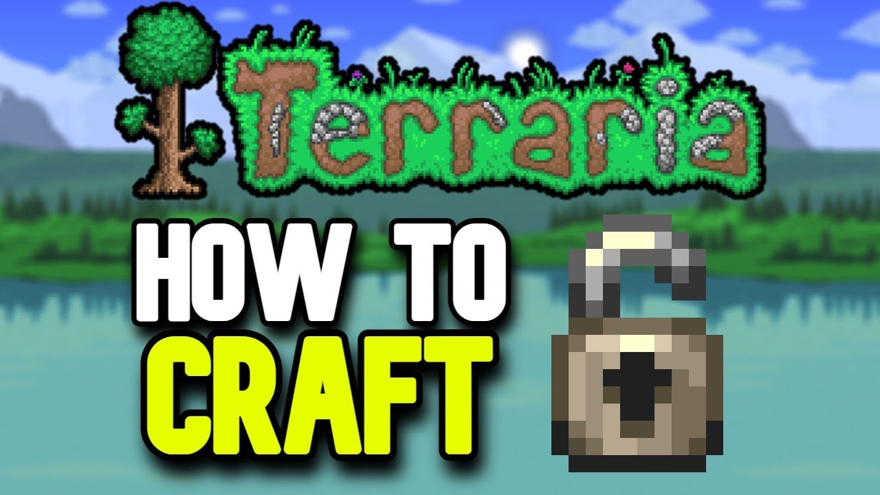 How to Make a Chest Lock in Terraria - YouTube