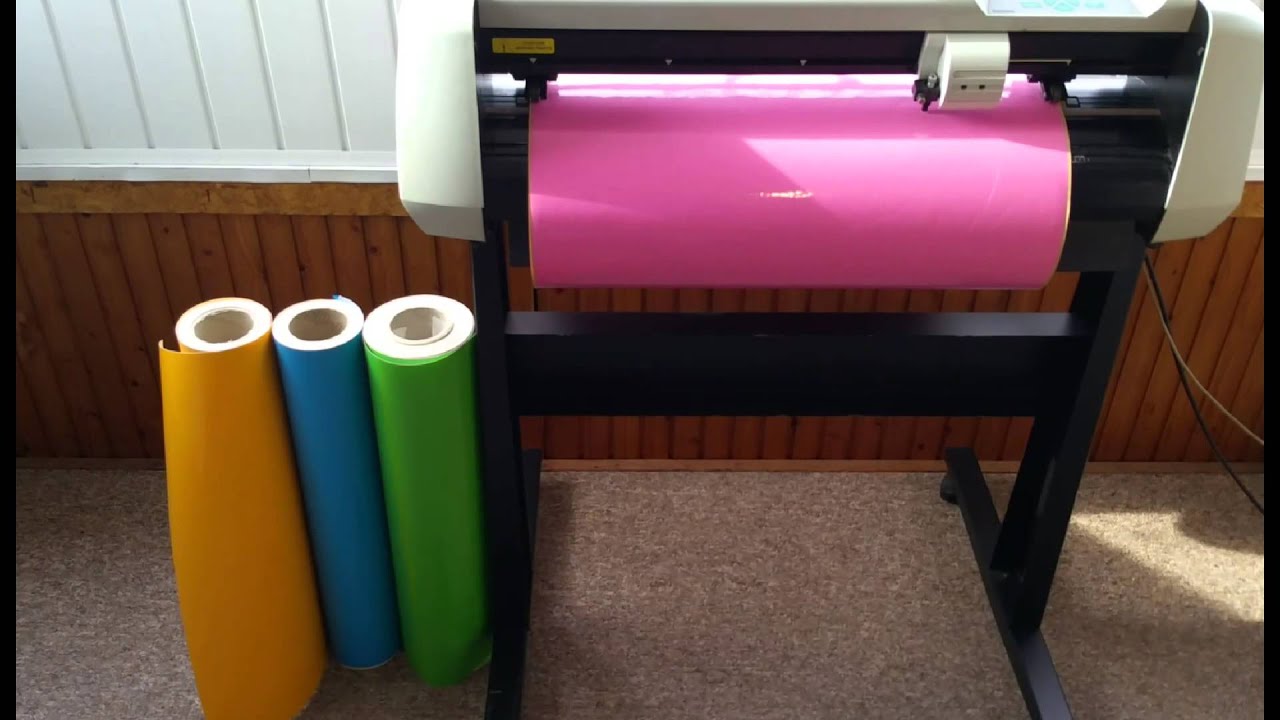 Snij plotter Summa D60/U - YouTube