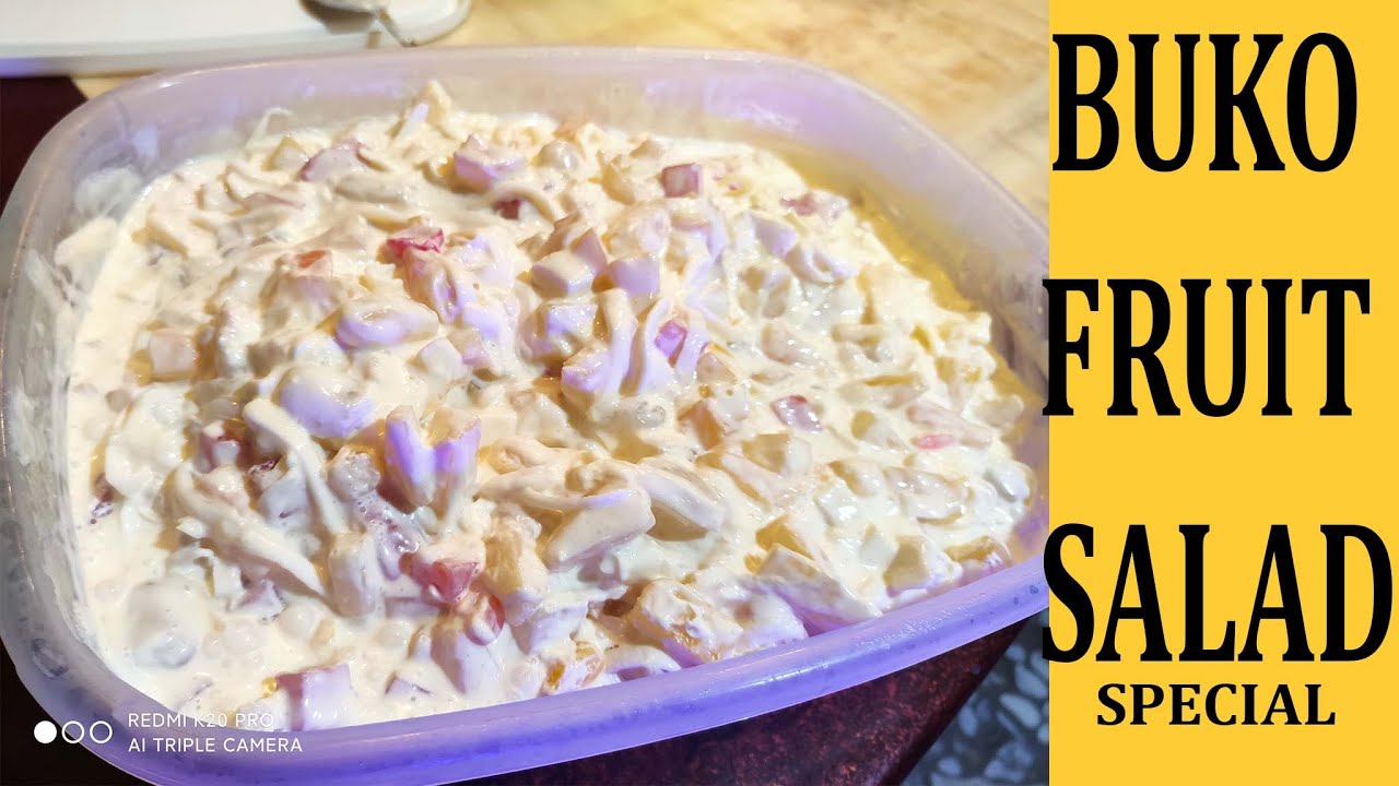 BUKO FRUIT SALAD SIMPLE RECIPE - YouTube