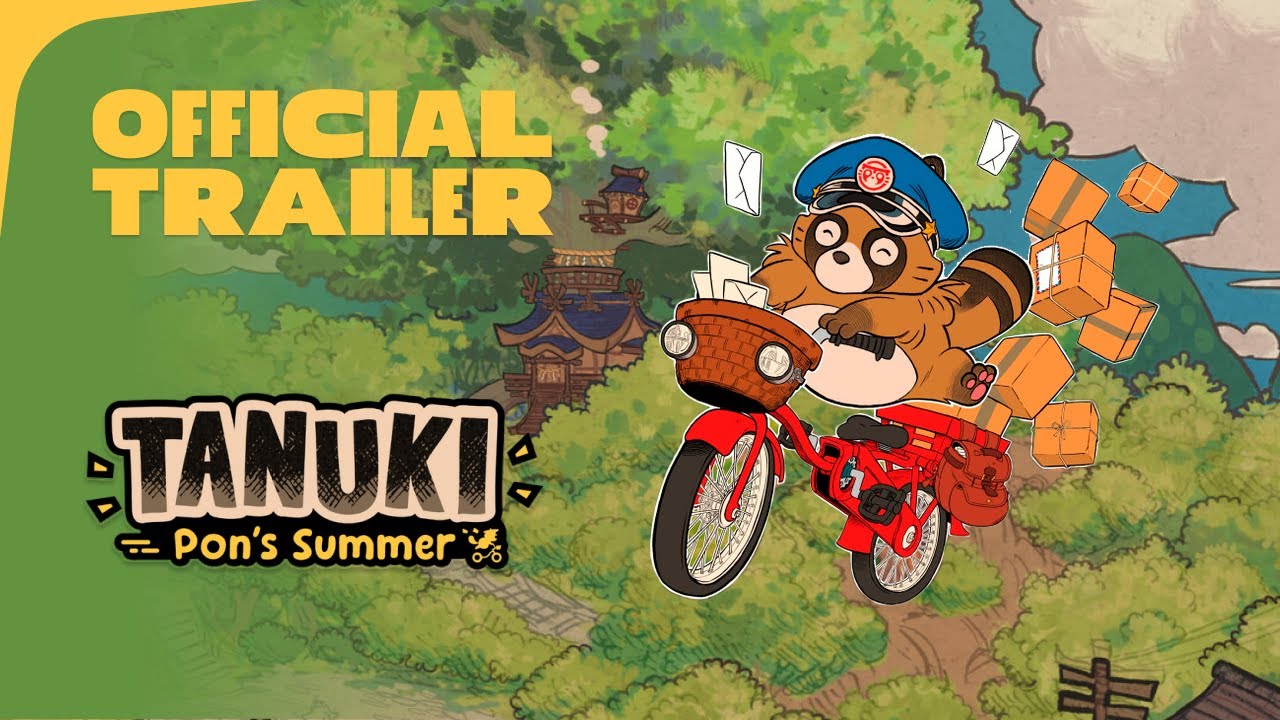 TANUKI Pon's Summer - Official Trailer - YouTube