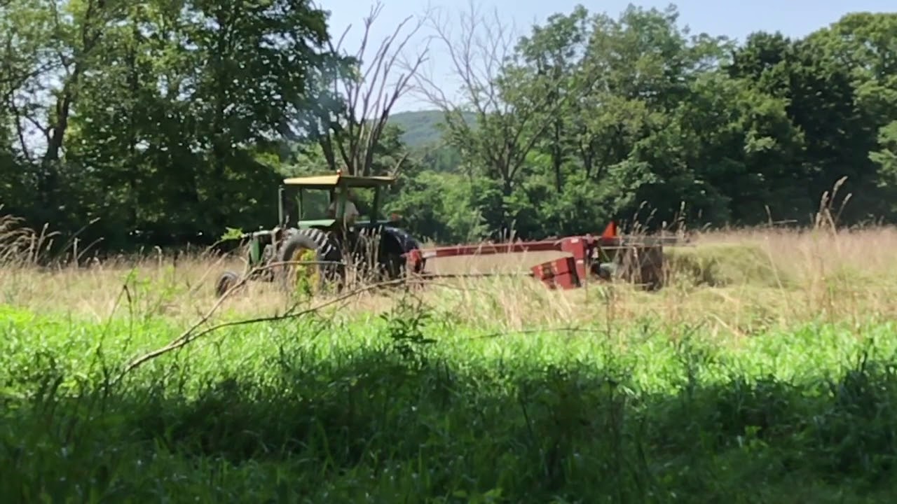 industrial mower in slow motion - YouTube