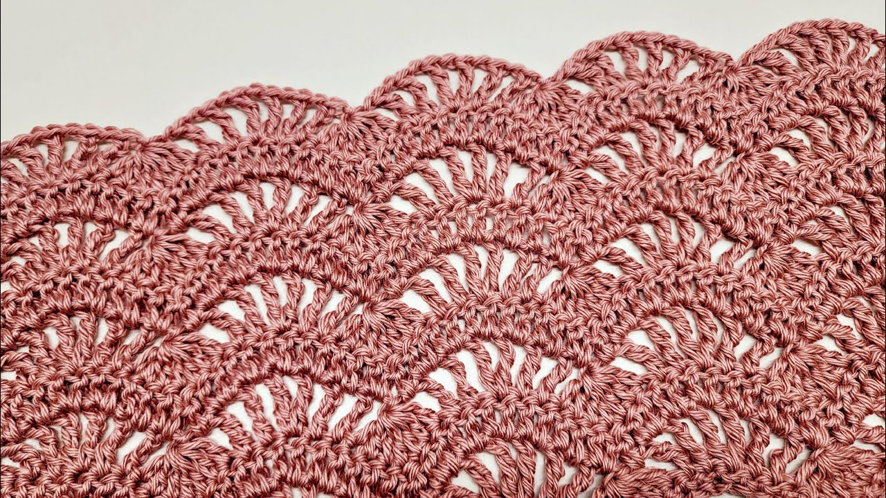 How To Crochet Lacy Stitch For Blankets, Scarfs, and Wraps - Victorian ...