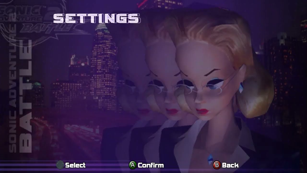 Sonic Adventure 2 Unlock the President's Secretary Menu Theme - YouTube